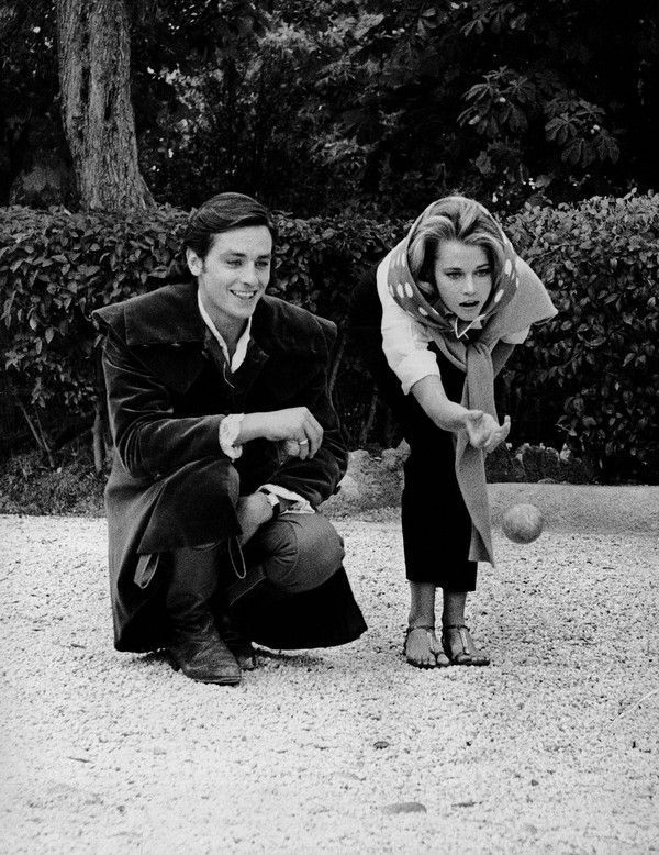 Alain Delon and Jane Fonda Alain Delon and Jane Fonda